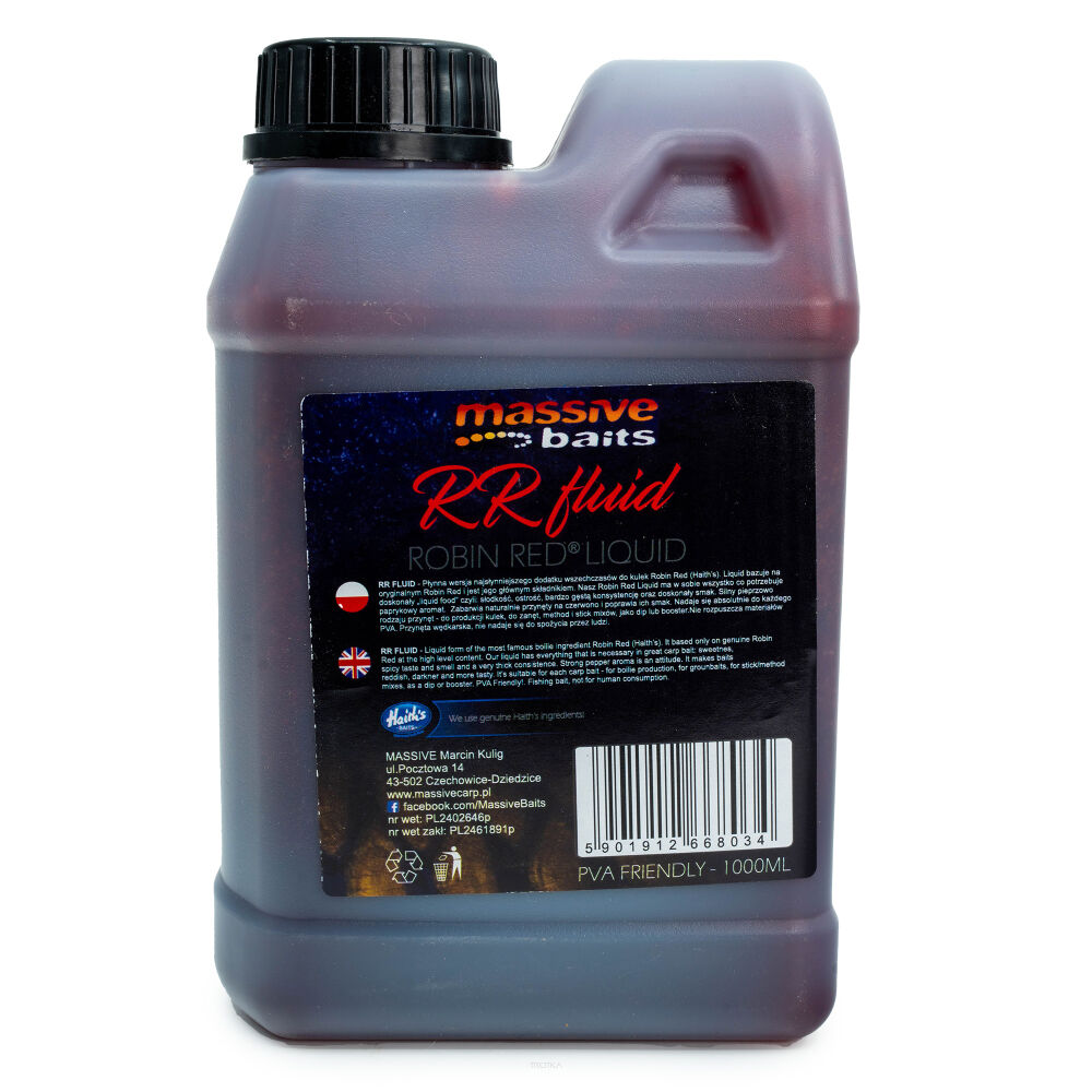Liquid Massive Baits R.R. Fluid *Robin Red® Liquid 1l - sklep wędkarski ...